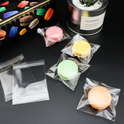 6 Size Pure Clear Cello Cellophane Wedding Favour Macarons Sweet Party ...