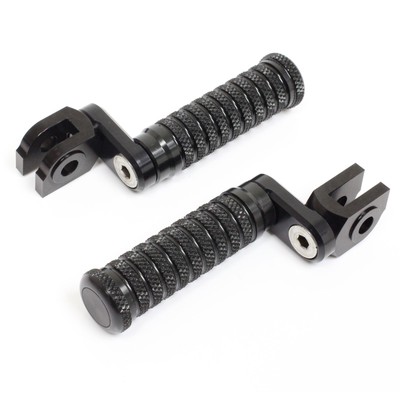 25mm Adjustable Front Foot Pegs Black For YZF R6 03-11 12 13 14 15 16 ...