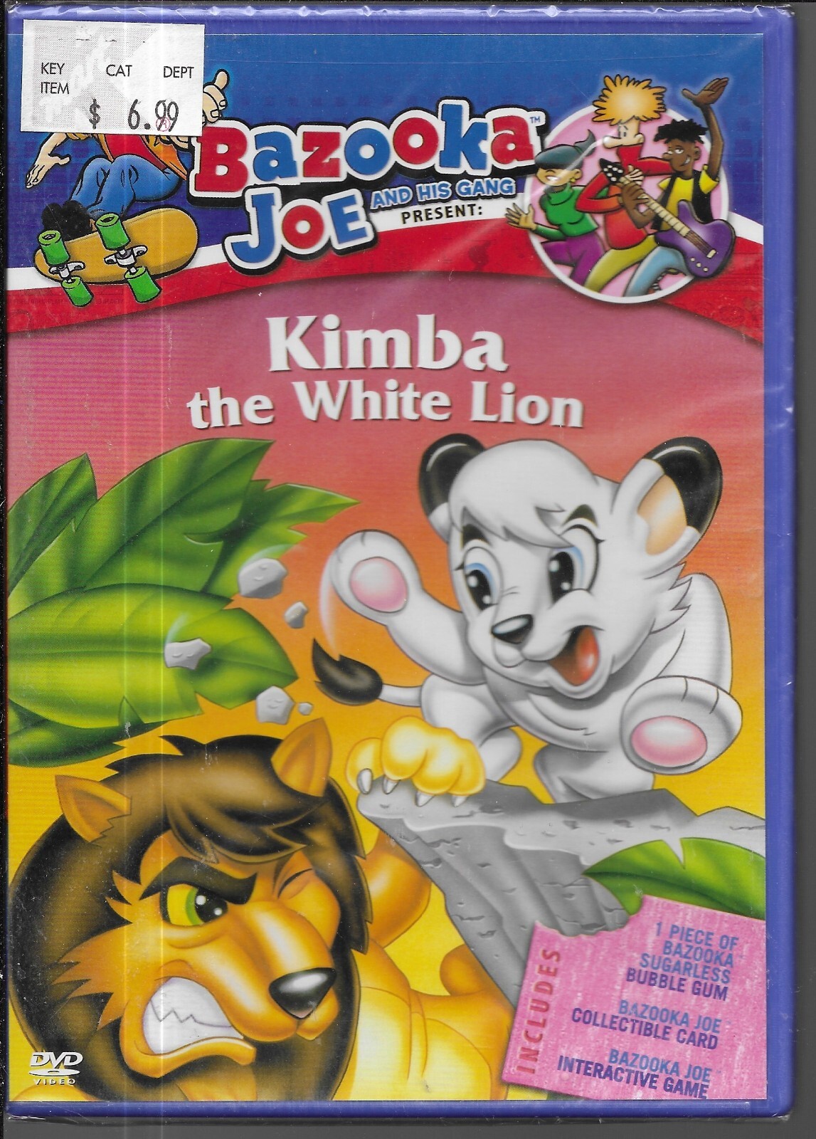 Bazooka Joe And His Gang: Kimba The White Lion - DVD - Color RARE OOP ...