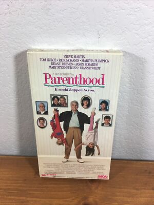 Parenthood VHS Steve Martin Mary Steenburgen Keanu Reeves Rick Moranis ...