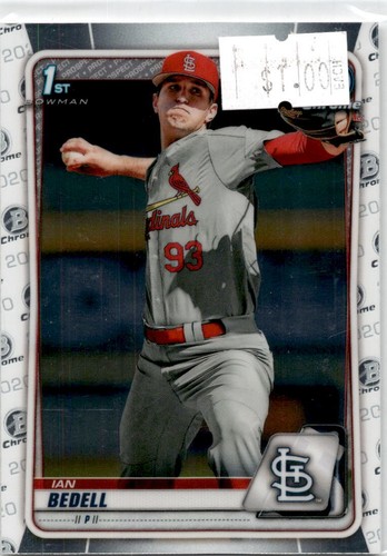2020 Bowman Draft Ian Bedell #BD-100 Chrome | eBay