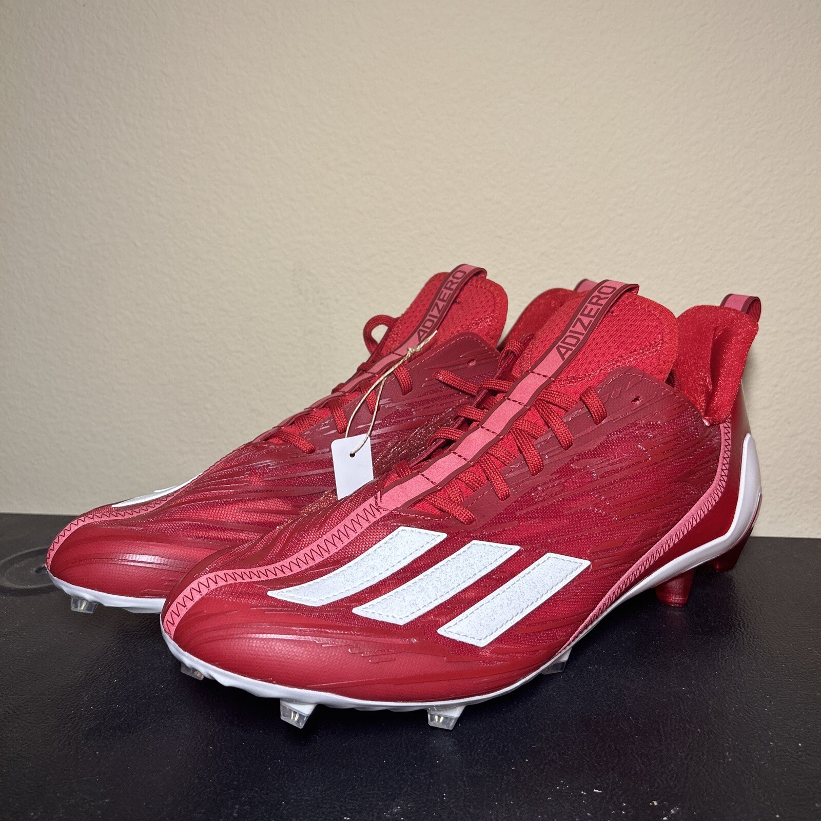 Adidas Adizero Red White Football Clear Sneaker Hp8749 Men Size 13 | eBay