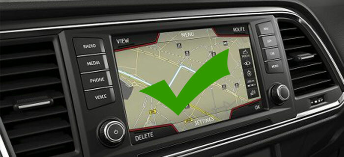 Seat 2024 UK Sat Nav Speed Cameras Cams Leon | Grelly UK