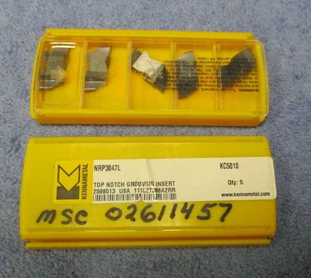 KENNAMETAL Carbide Inserts NRP3047L Grade KC850 Pack Of 5 TOP NOTCH for ...