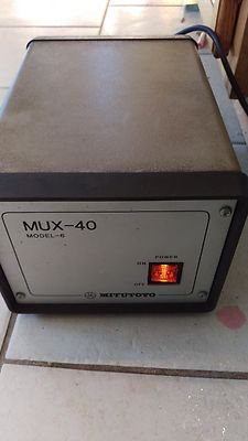 Mitutoyo MUX-40 Model 6 Power Supply Unit # MUX-40 (powers on) | eBay