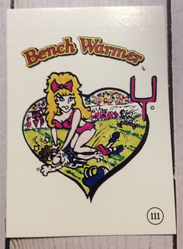 Benchwarmer Bench Warmer 1992 Trading Card Sticker Card #111 | eBay
