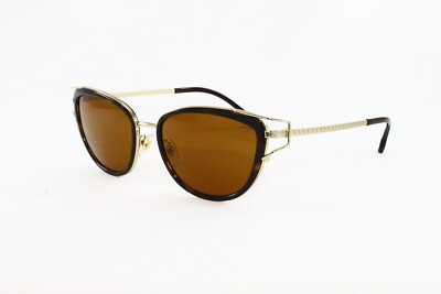 Versace Women's Sunglasses VE2203 144073 Havana/Pale Gold 53mm NEW! | eBay