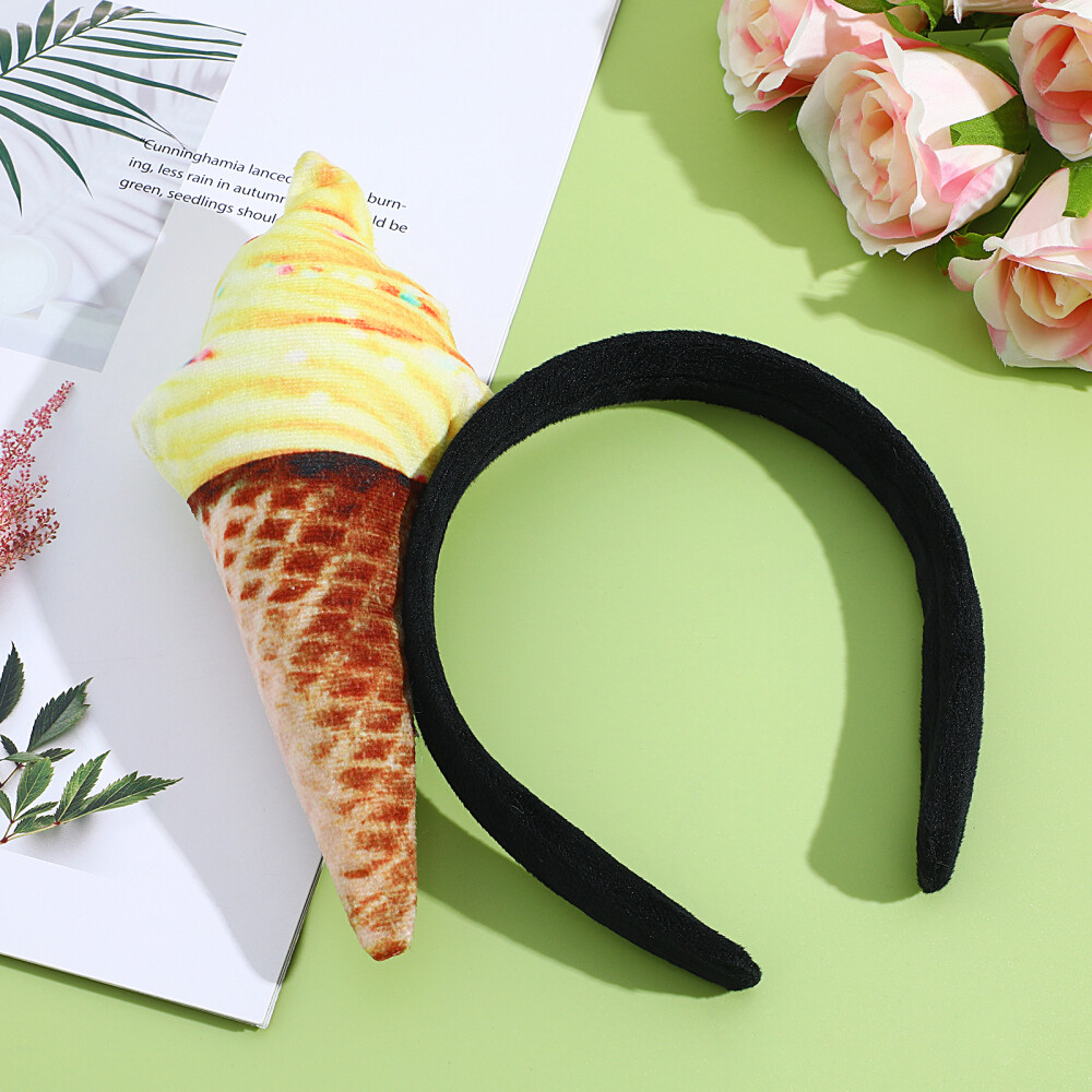 Cream Accessories Headband Dessert Make up Bands Ice-cream | eBay