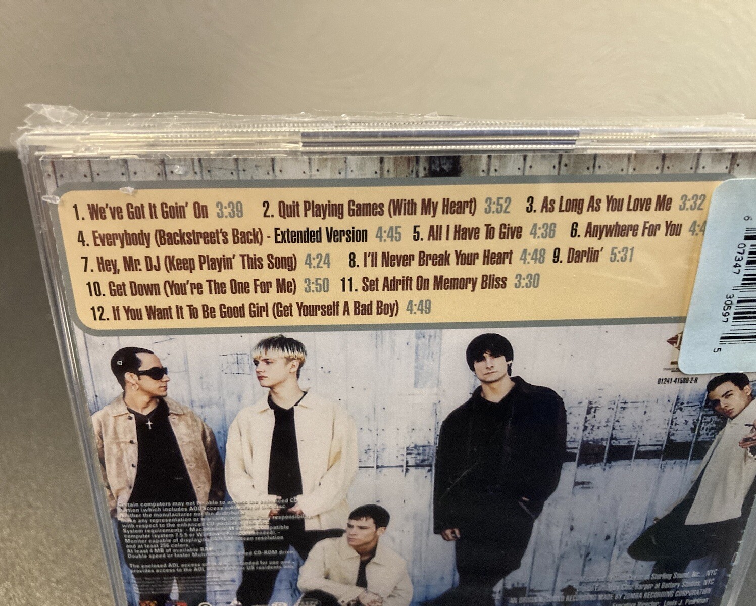 NEW Backstreet Boys CD US Debut First Album Playing Games Long As You ...