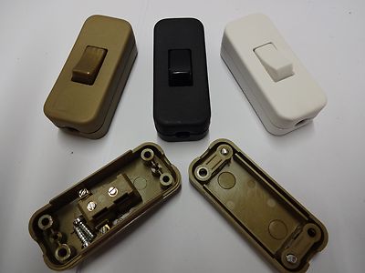 1 x 2 AMP Table Lamp Switch Gold / White / Black | eBay