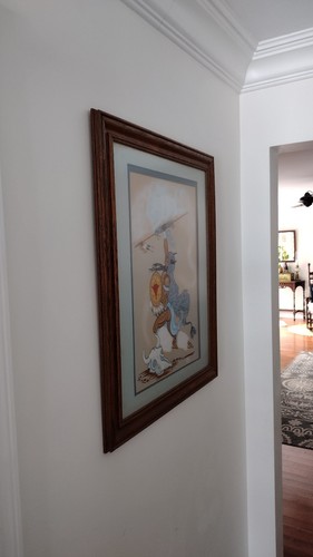 Original Watercolor By Joe Rector "BUFFALO DANCER" 1986 Native American ...