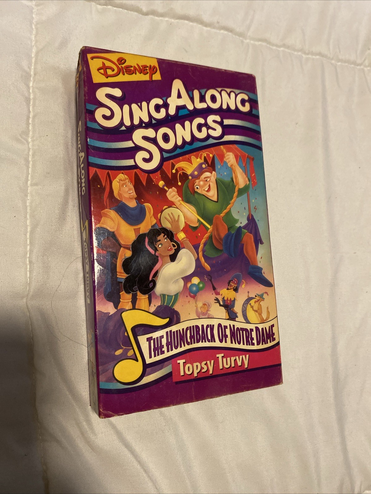 Disney Sing Along Songs Topsy Turvy Hunchback of Notre Dame (VHS 1996 ...