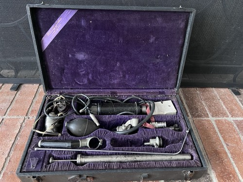 Vtg TOOL SET CASE Quackery Lot Horror Monster Surgical Medical Bottle ...