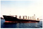 SeaLand Express Sealand Lines Container Ship Photo VTG 4x6" Ran aground ...