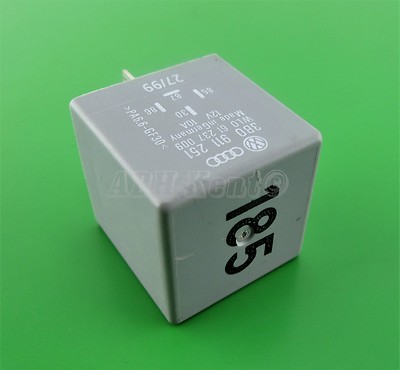 445-Audi VW Silver-185 Multi-Use 4-Pin Relay 3B0911251 WLO Germany ...