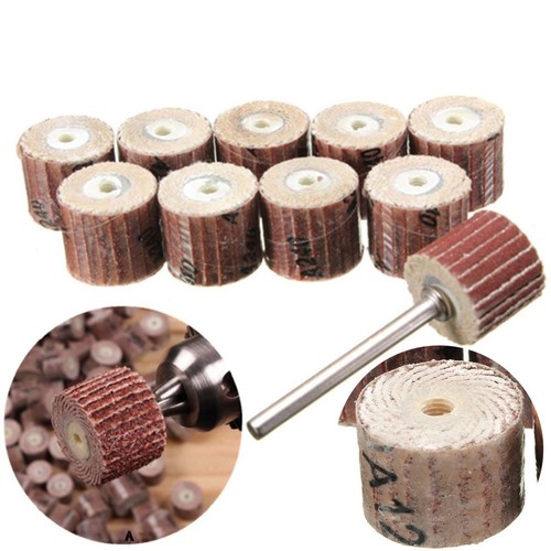 12pc 240Grit Sanding Flap Discs Sandpaper Wheel Rotary Drill Grinding ...