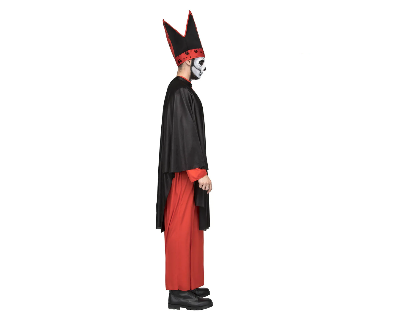Satanic Priest Cardinal Robe Bishop Pope Halloween Costume Ghost Fancy ...
