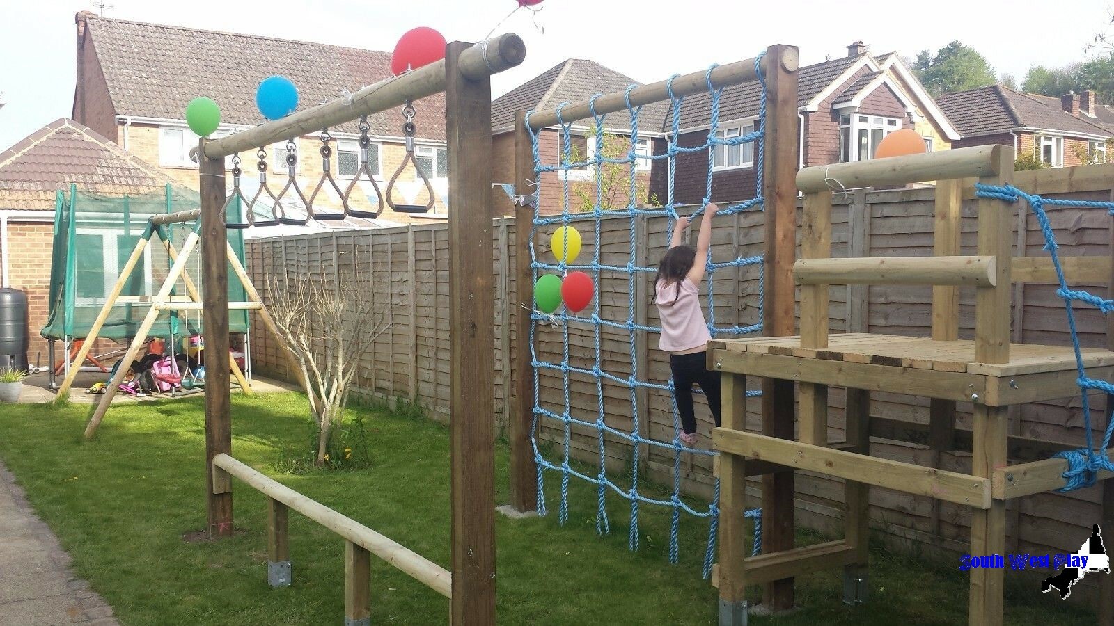 Trapeze Handles - Playground Equipment - Swings - Rope - Pack of 6 ...