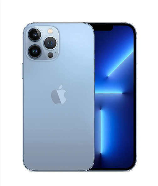 Apple iPhone 13 Pro Max A2484 AT&T Only 256GB Sierra Blue Good