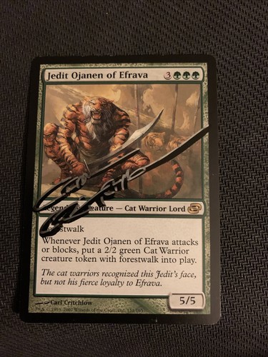 MTG Magic Jedit Ojanen Of Efrava #SSigned Artist Proof x1 Planar Chaos ...