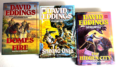 The Tamuli Trilogy Complete David Eddings HCDJ Domes Of Fire The ...