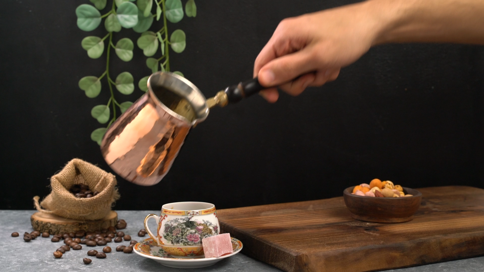 Copper Turkish Greek Coffee Maker Pot, Cezve Briki, Stovetop Copper ...