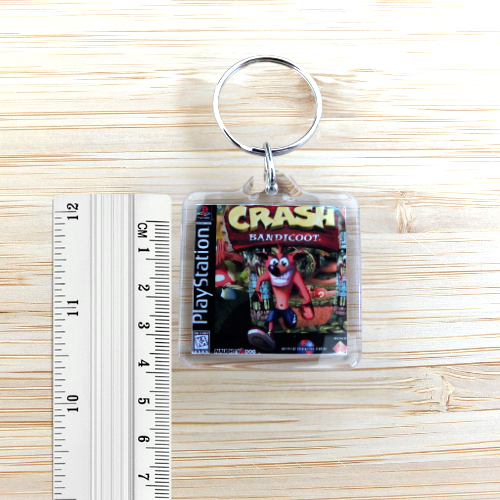 Crash Bandicoot 1 PS1 Keychain Cover Keyring PSX | eBay