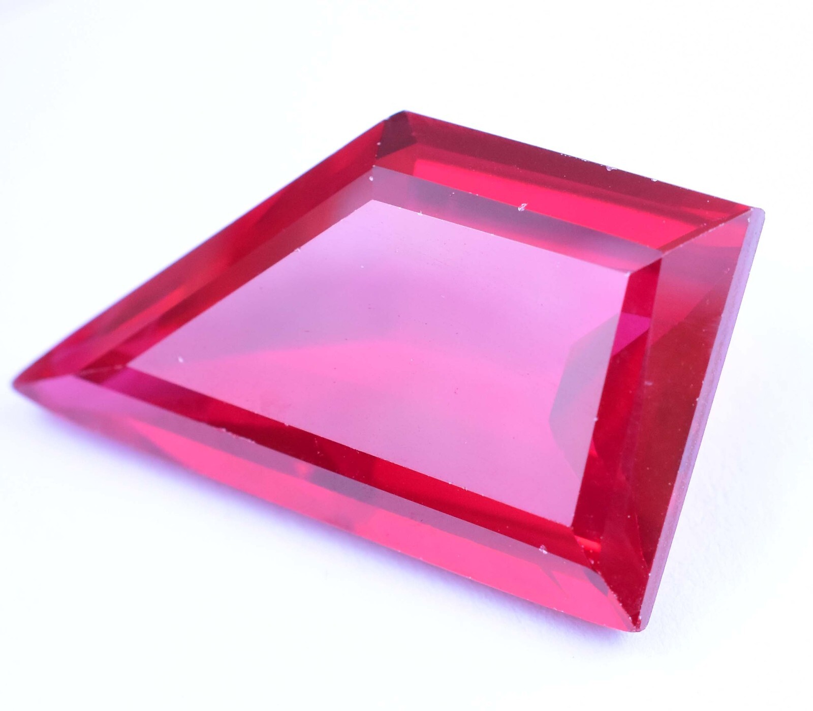 Stunning Natural Mozambique Blood Red Ruby 43.20 Ct Certified Fancy Cut ...