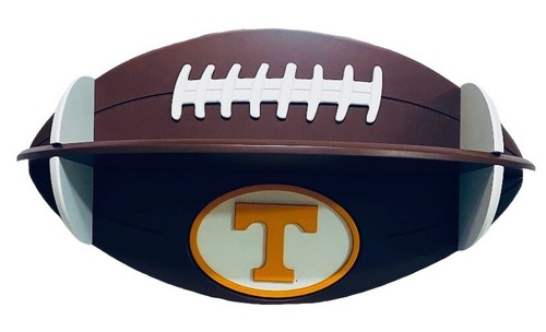 Tennessee Volunteers Wooden Football Shelf by Fan Creations-Vols-New | eBay