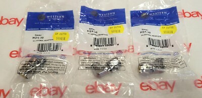 Lot of THREE - Western Enterprises 90 Degree Adaptor M24-30 | eBay