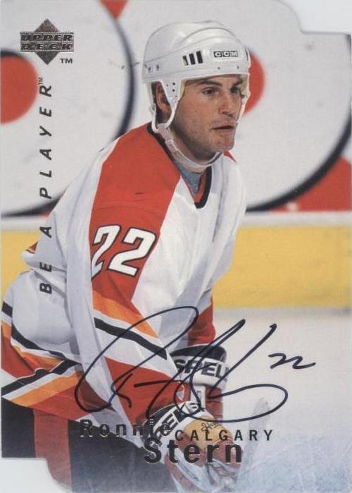 1995-96 Upper Deck Be a Player - Ron Stern #S79 Die-Cut Autographs (AU ...