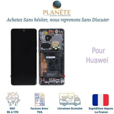 ORIGINAL ECRAN LCD COMPLET SUR CHASSIS ET BATTERIE HUAWEI P50 PRO ...