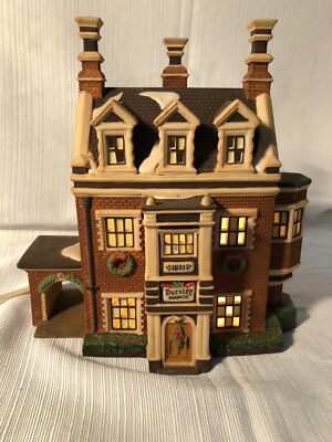 Department 56 Dickens Village Series Dursley Manor #58329 Christmas ...