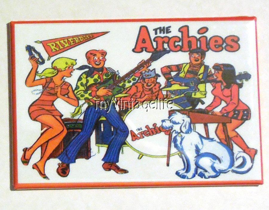 THE ARCHIES side A Metal LUNCHBOX 2" x 3" Fridge MAGNET ART | eBay