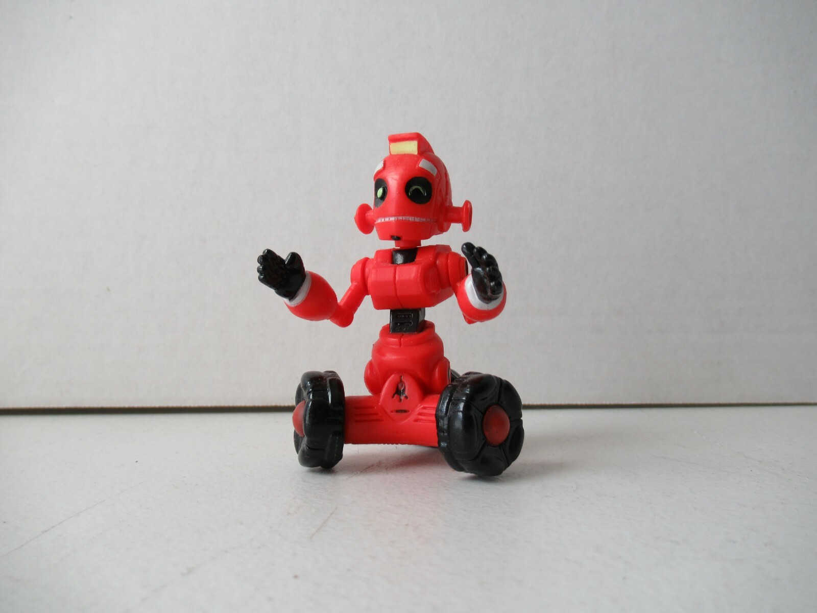 WowWee Mini PVC Tribot 3" Tall Red Three Wheeled Robot 2008 | eBay