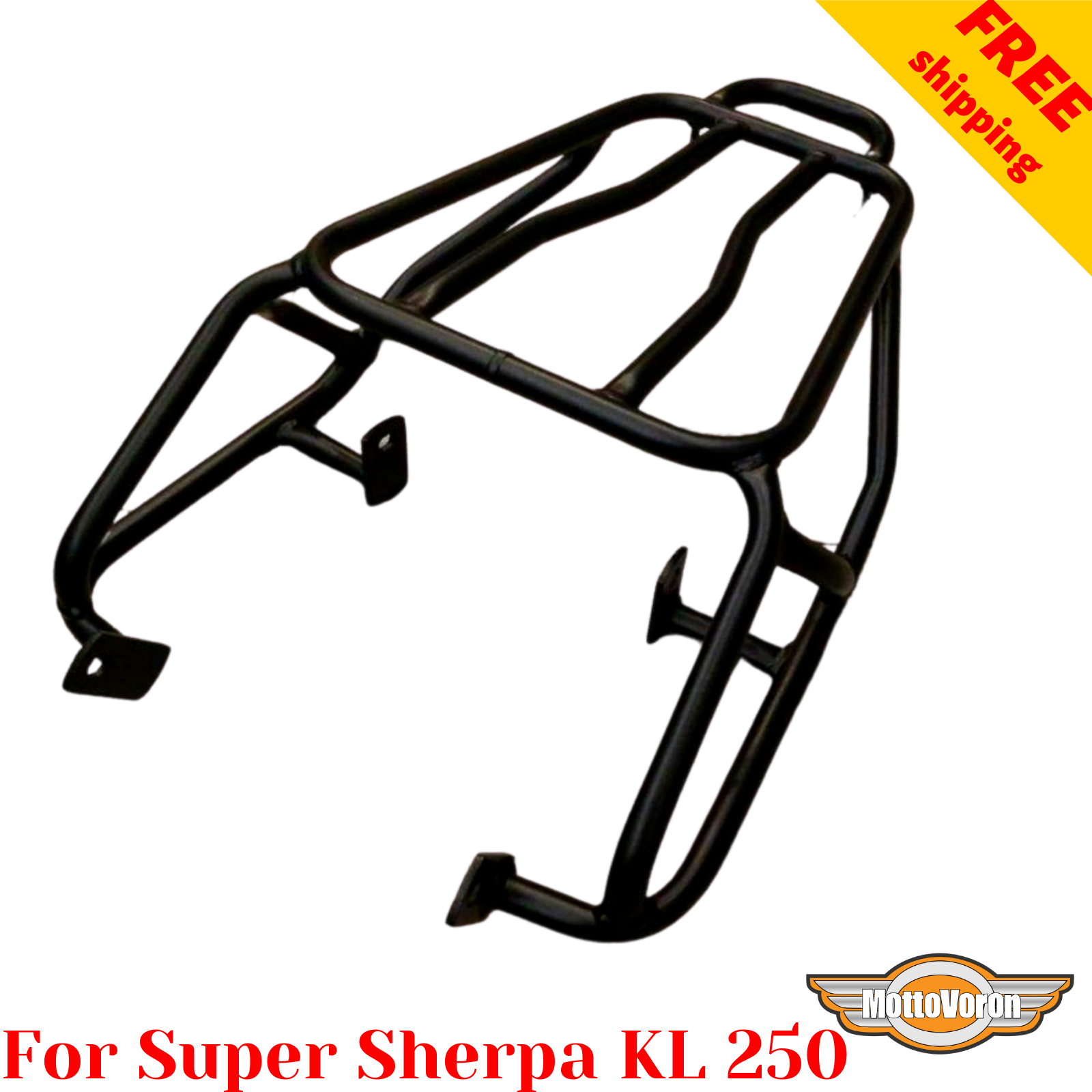 For Kawasaki Super Sherpa 250 Rear luggage rack Kawasaki KL 250 Rear ...