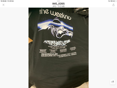 The Weekend Band T shirt Medium | eBay Australia