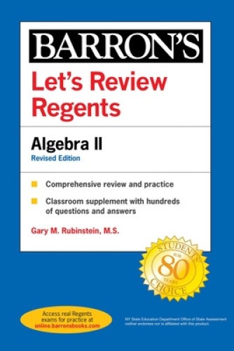 Let's Review Regents: Algebra II Revised Edition (Barron's Regents NY ...
