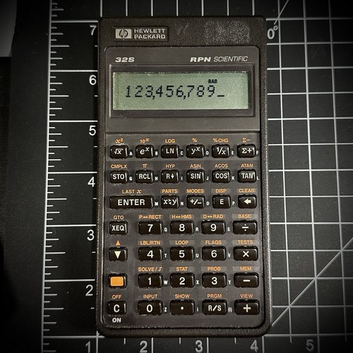 WORKING! 1987 Vintage HP 32S RPN SCIENTIFIC CALCULATOR - No Case | eBay