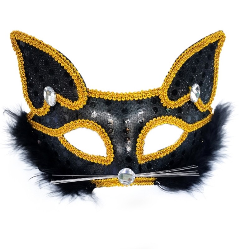 Cats Mask Masquerade Mask Hallowee Mask Half Face Mask Foxes Mask ...