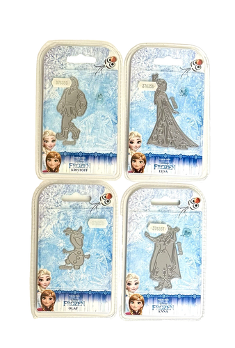 Disney Frozen Movie Cutting Dies - Lot of 4 - Olaf, Elsa, Anna ...