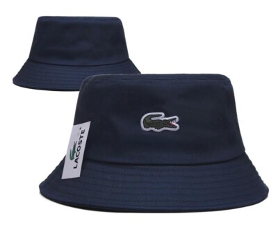 LACOSTE Unisex Outdoor Casual Vacation Bucket Hat Sun Visor Fishing Cap ...