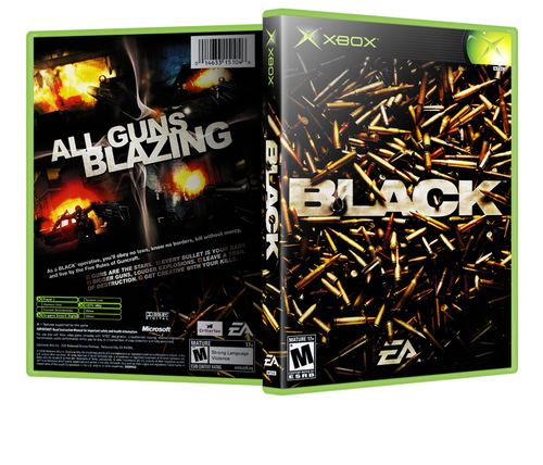 Black - Replacement Xbox Cover and Case. NO GAME!! | eBay