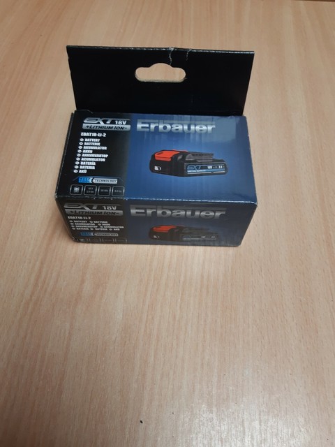 2 X Erbauer EXT 18v 2ah Li-ion Battery for sale online | eBay
