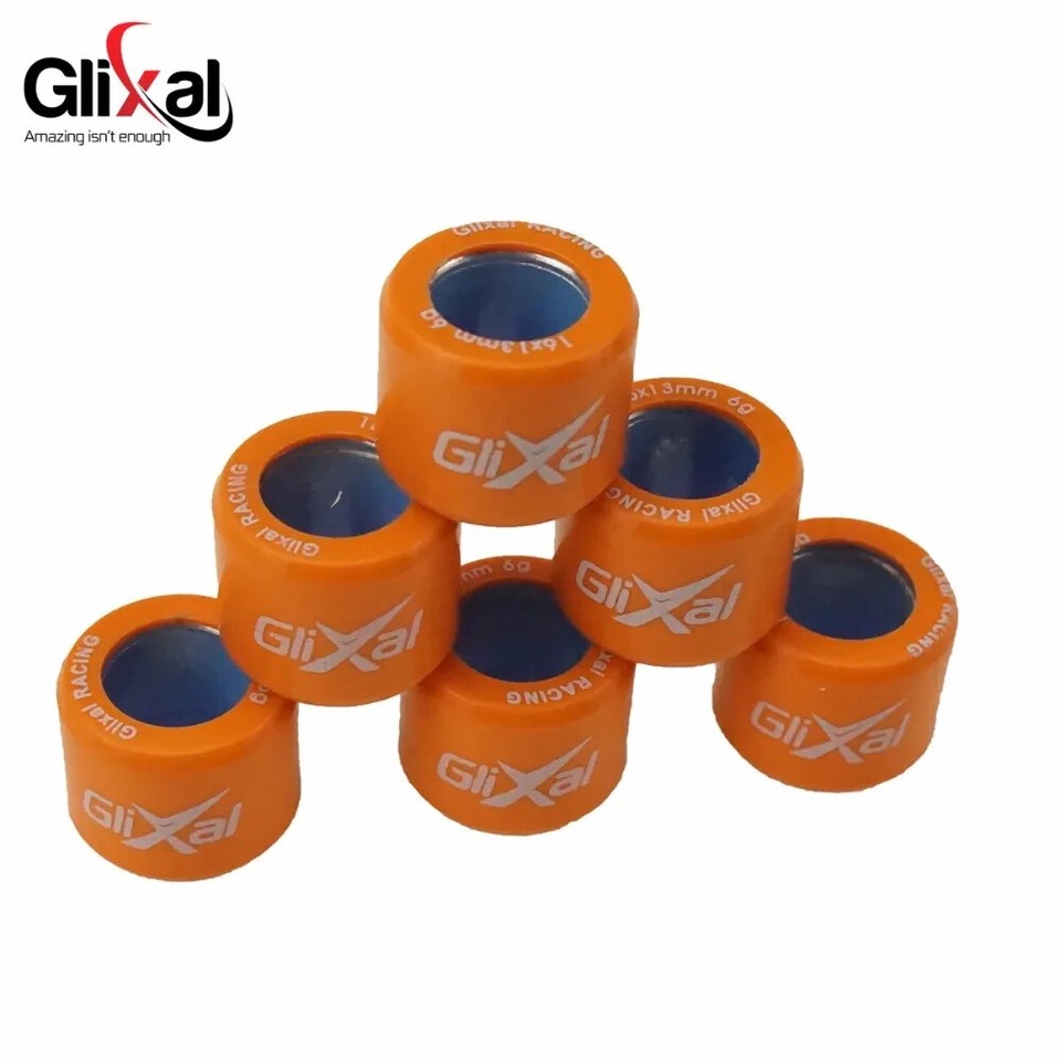 10g Glixal 16X13mm Performance Racing Variator Roller Weights 139QMB ...