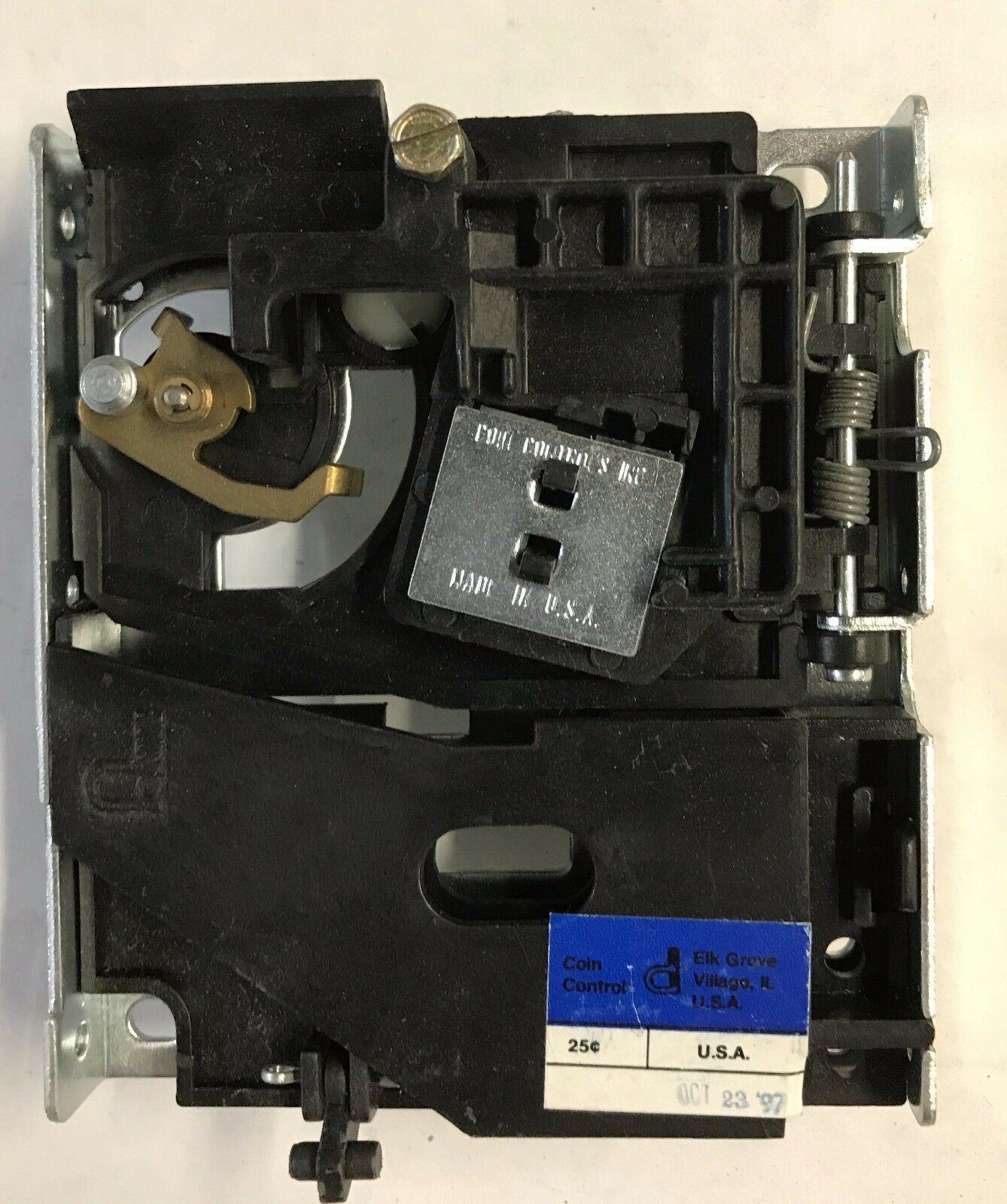 Vintage original working Coin Mech for arcade game. Coin Controls brand ...