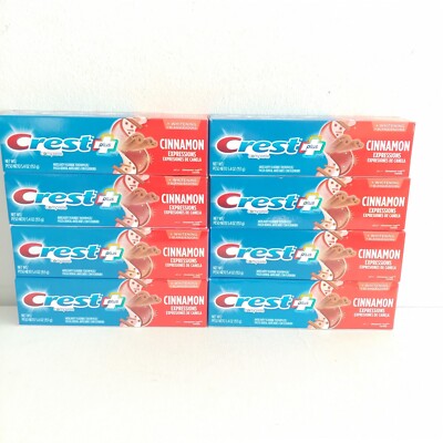 8-Pk Crest Complete Plus Cinnamon Expressions Whitening Toothpaste FREE ...