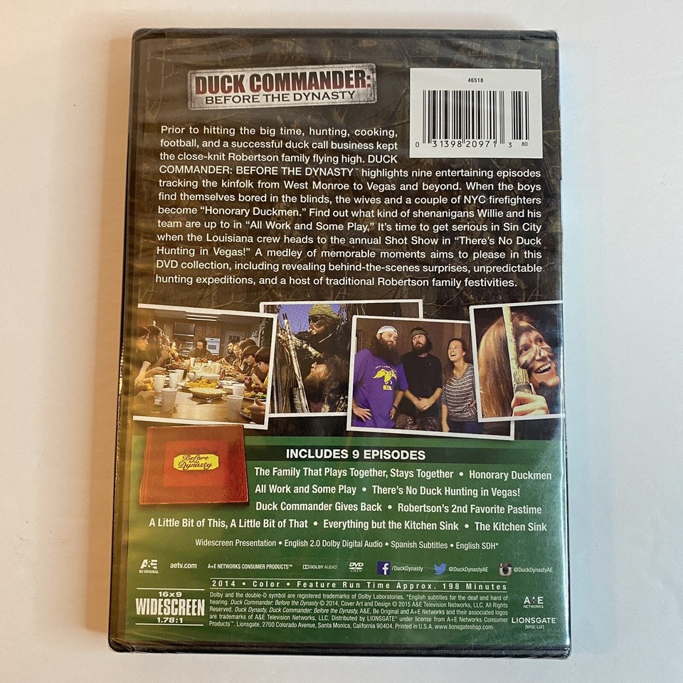 Duck Commander: Before the Dynasty (DVD, 2009) A&E, 9 Episodes - Sealed ...