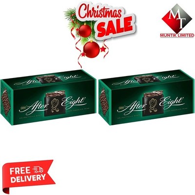 After Eight Dark Mint Chocolate 300g (2 Pack) | Festive After Dinner ...