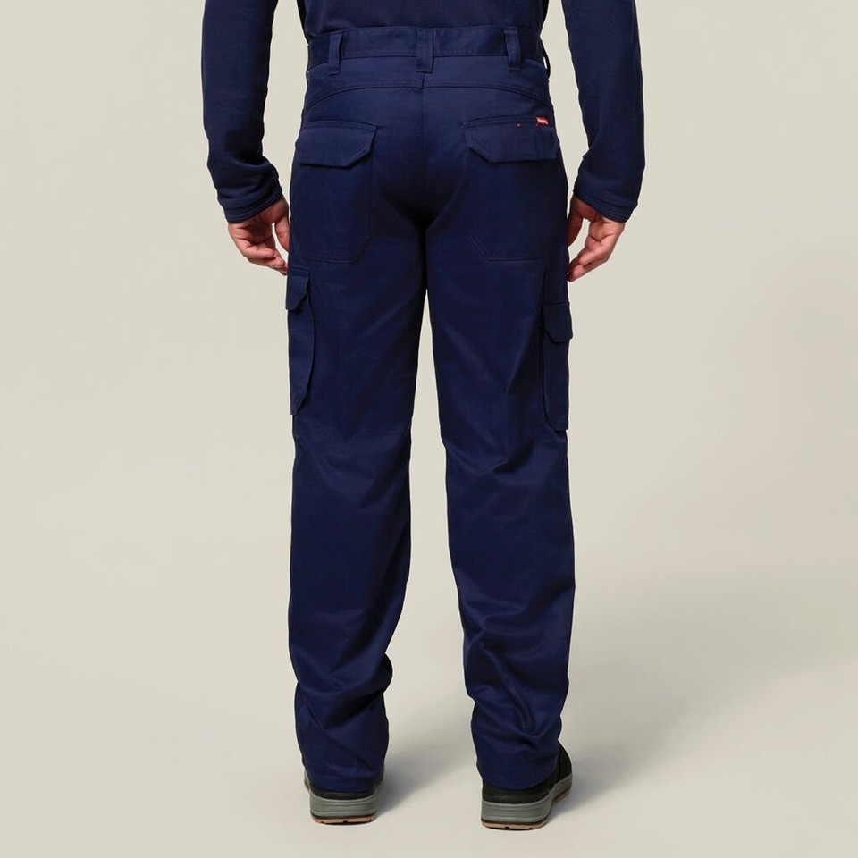 Hard Yakka Mens Relaxed Fit Cargo Work Pants Navy (Y02500) 97R ...